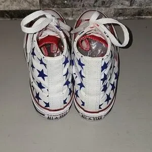 Converse | Shoes | Converse All Star Red White And Blue Star Hightop ...